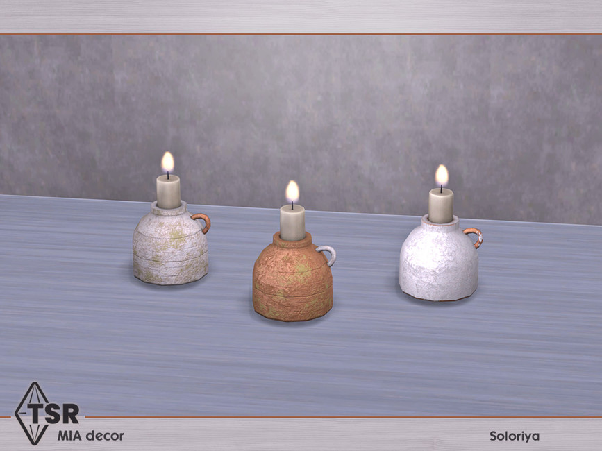 The Sims Resource - Mia Decor. Functional Candle