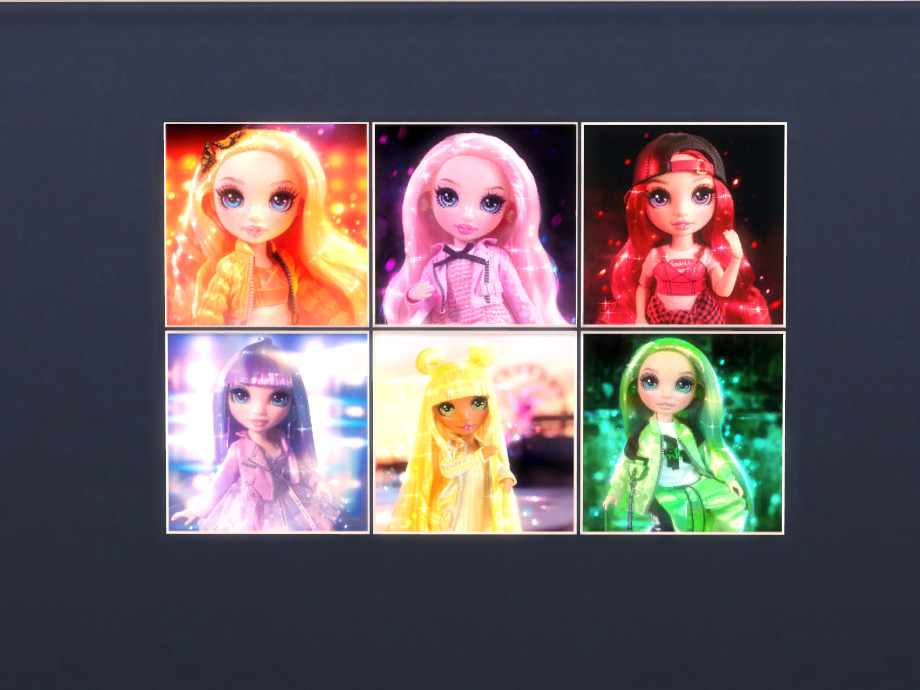 The Sims Resource | Rainbow High set 1