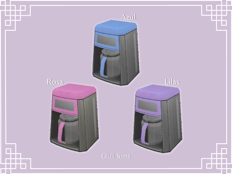 The Sims Resource | Colorful Coffee Makers