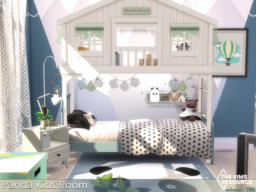 The Sims Resource - Panda Kids Room / TSR CC Only
