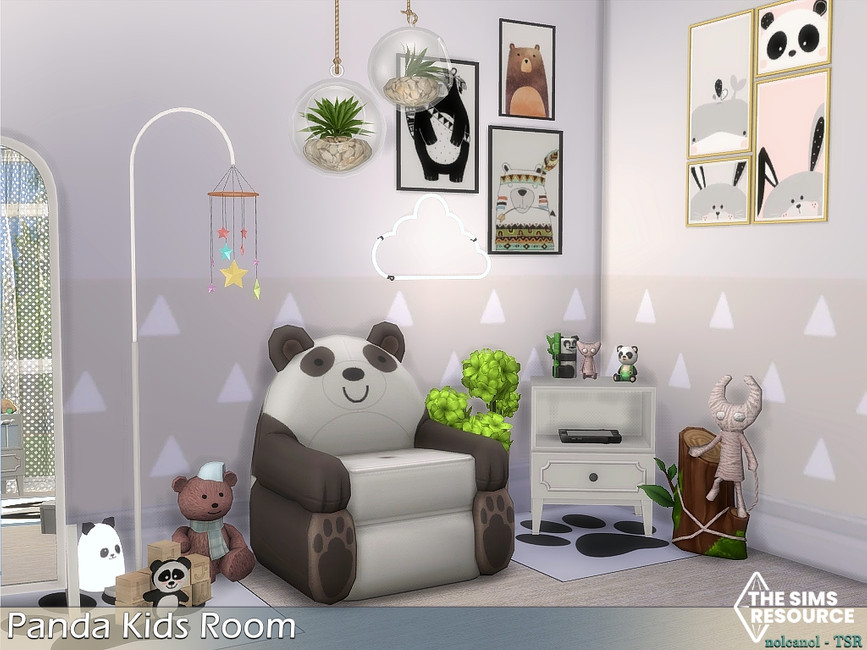 The Sims Resource - Panda Kids Room / TSR CC Only