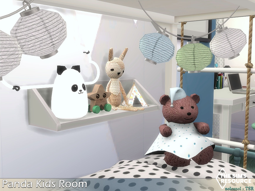 The Sims Resource - Panda Kids Room / TSR CC Only