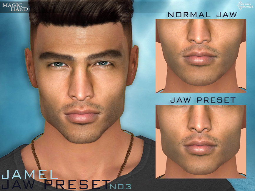 The Sims Resource - Jamel Jaw Preset N03