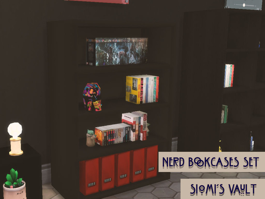 The Sims Resource - Nerd Bookcases