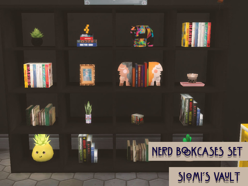 The Sims Resource - Nerd Bookcase 12