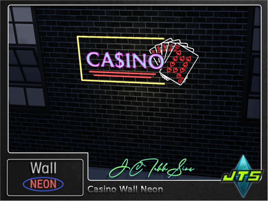 The Sims Resource | Casino Neon Wall Light