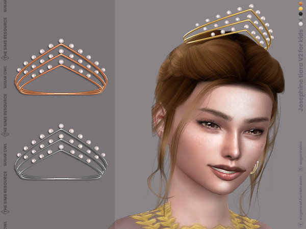 The Sims Resource | Josephine tiara V2 for kids