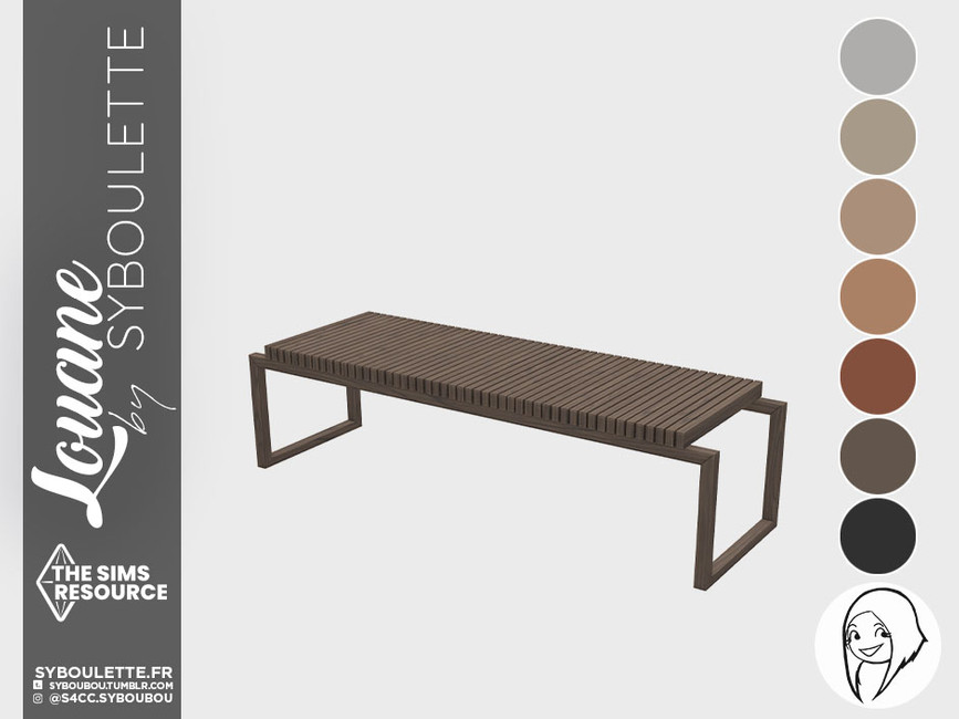 The Sims Resource - Louane - Bench