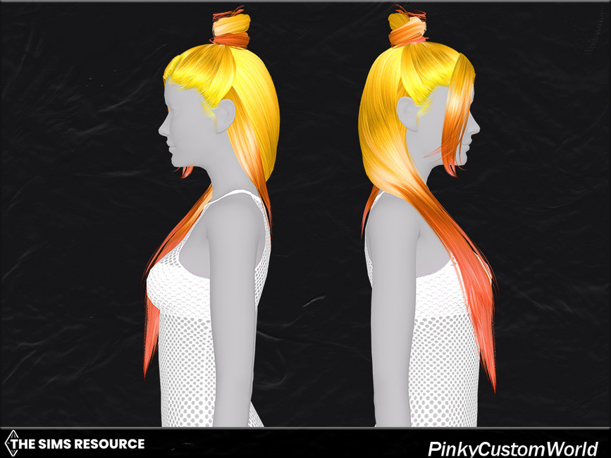 The Sims Resource - Fantasy Retexture of Reyna hair by LeahLillith