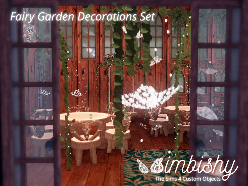 The Sims Resource - Fairy Garden Set Part 2 (Decorations)