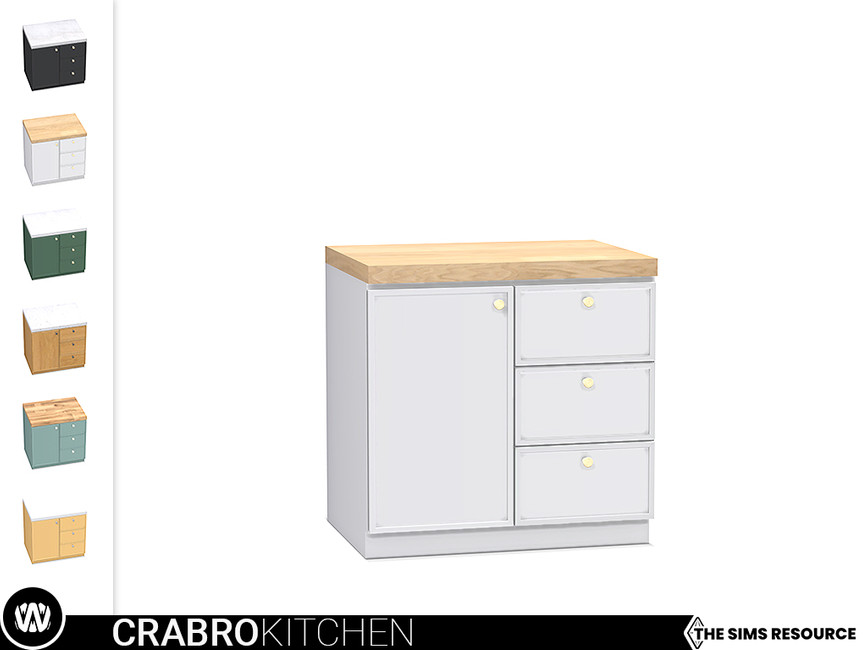 The Sims Resource - Mid-Century Modern - Crabro Counter I