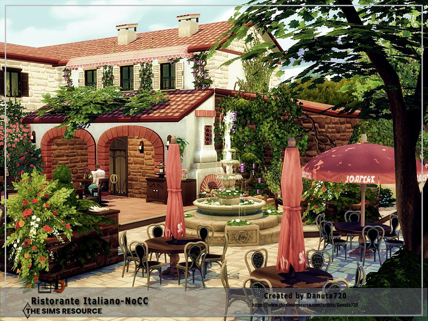 The Sims Resource - Ristorante Italiano - NoCC