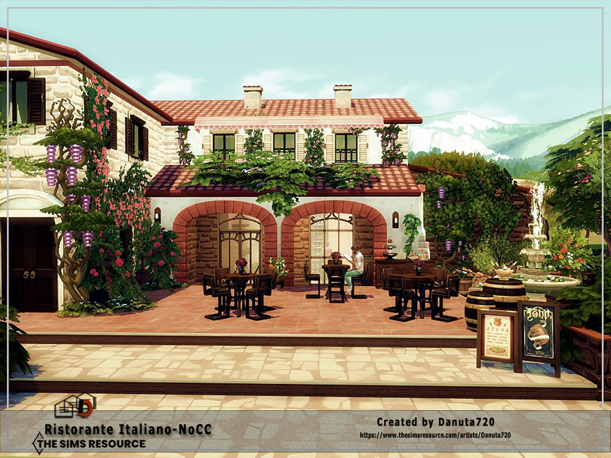 The Sims Resource - Ristorante Italiano - NoCC