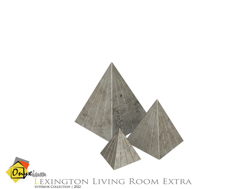 The Sims Resource - Lexington Decor Pyramids
