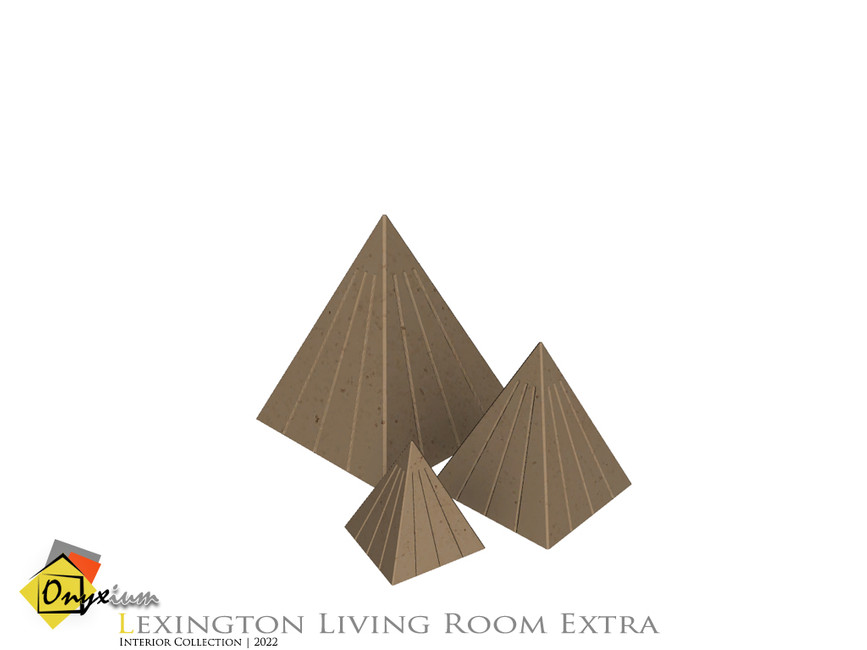 The Sims Resource - Lexington Decor Pyramids
