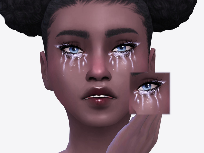 The Sims Resource - Glitter Tears Eyeliner