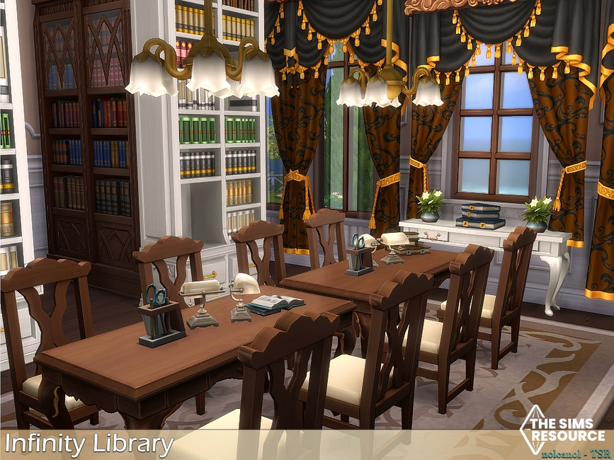 The Sims Resource - Infinity Library / No CC