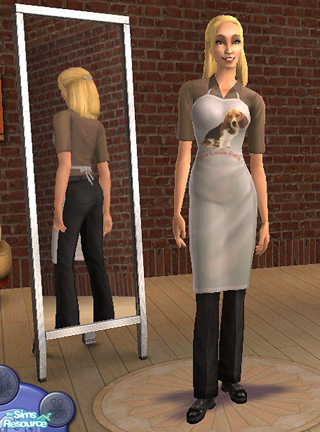 The Sims Resource | Pet Store Uniform 2