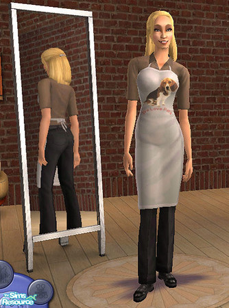 The Sims Resource | Pet Store Uniform 2