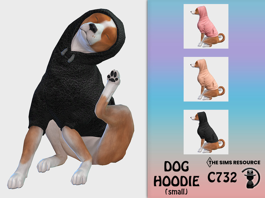 The Sims Resource - Dog Hoodie C732