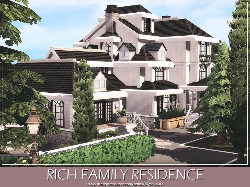 The Sims Resource - Rich Family Residence (unfurnished)