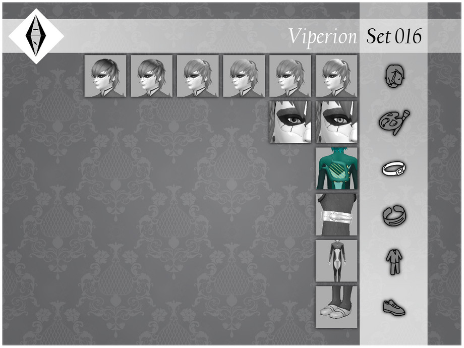 The Sims Resource | Viperion - Set016 - Ring - Lyre