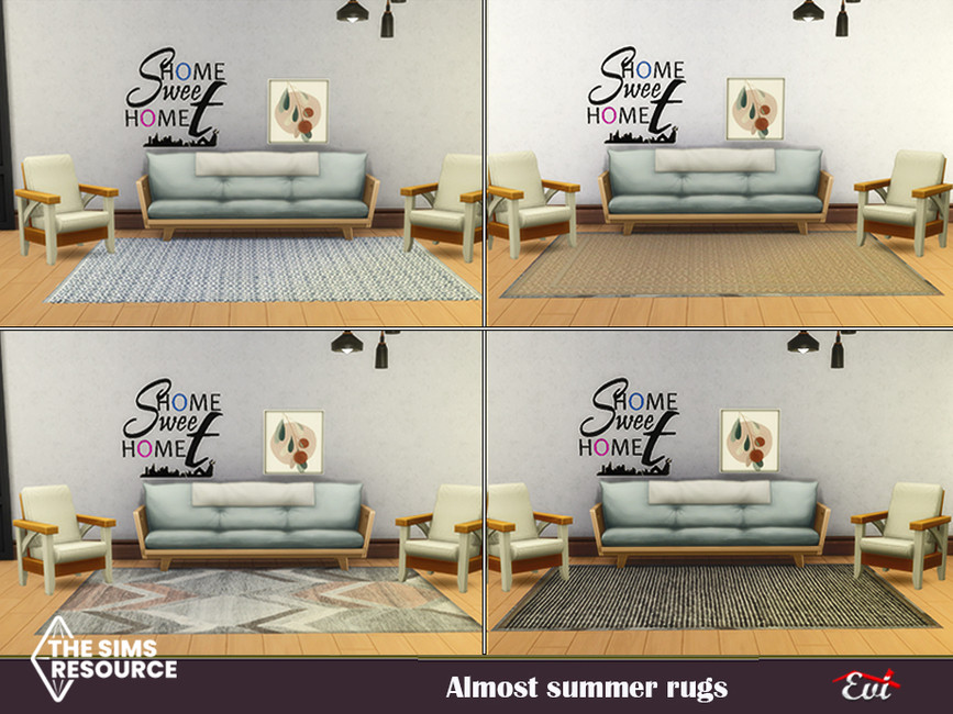 The Sims Resource - Almost summer rugs