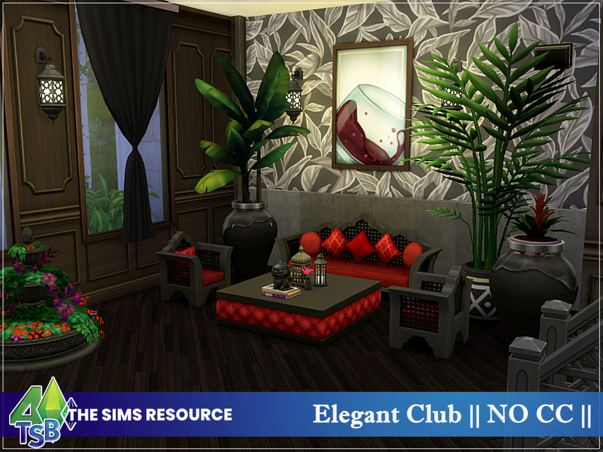 The Sims Resource - Elegant Club || NO CC