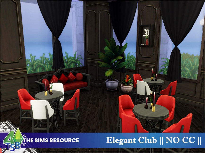 The Sims Resource - Elegant Club || NO CC