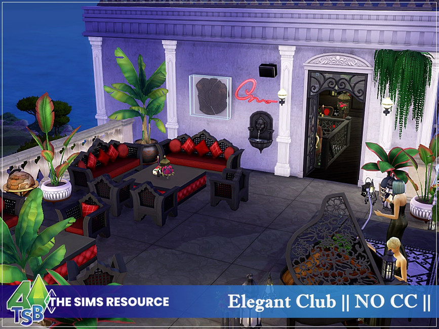 The Sims Resource - Elegant Club || NO CC