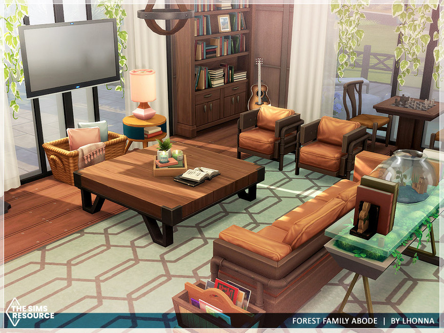 The Sims Resource - Forest Family Abode /No CC/