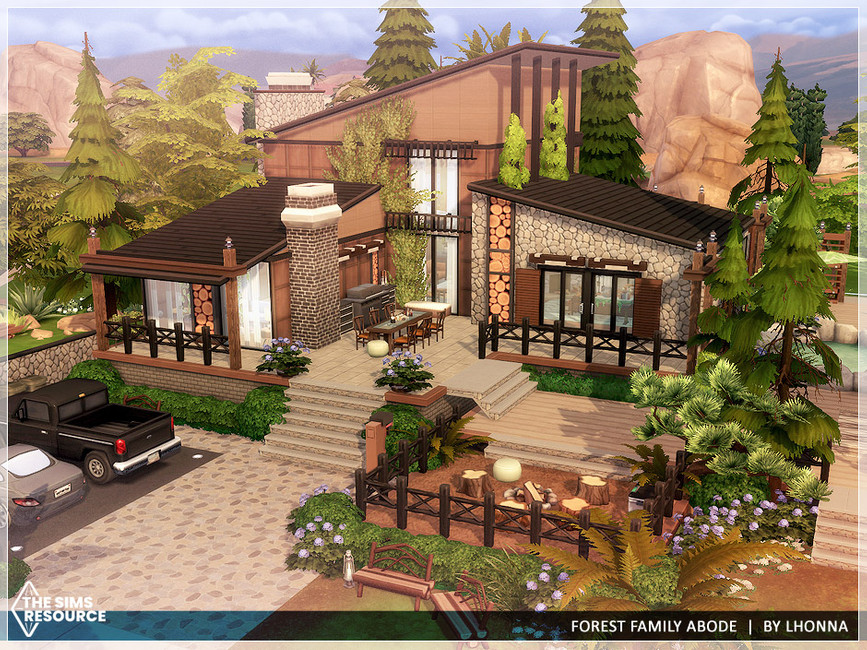 The Sims Resource - Forest Family Abode /No CC/