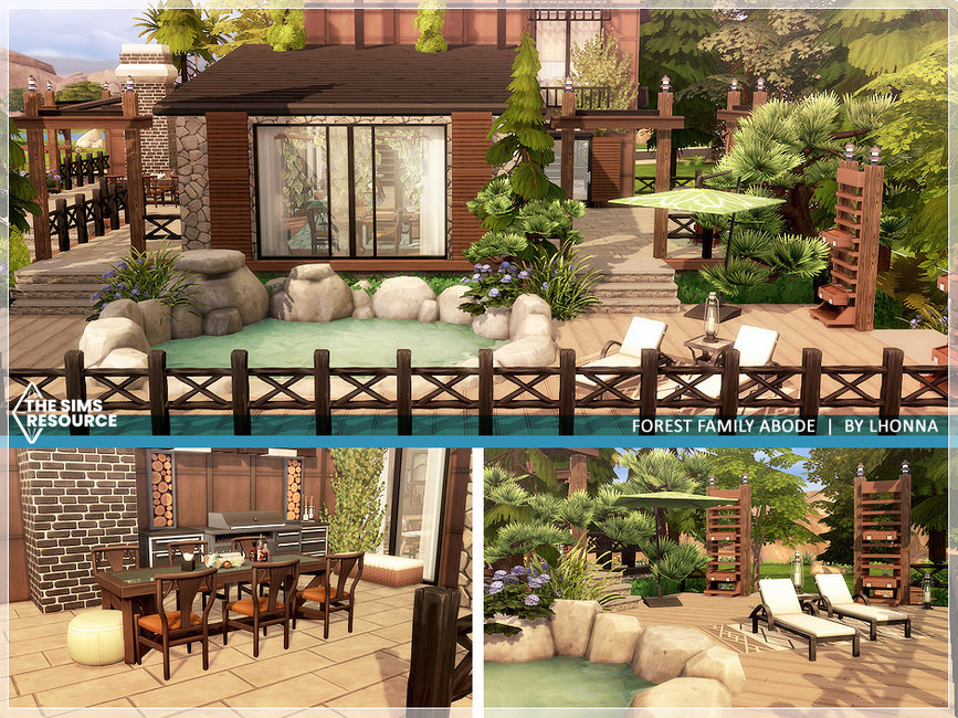 The Sims Resource - Forest Family Abode /No CC/