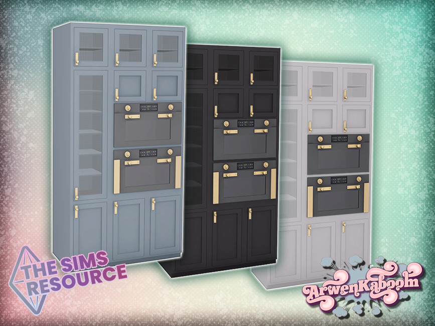 The Sims Resource - Mid Century Modern Collection - Cabinet