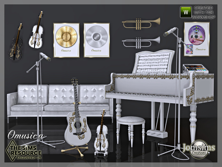 The Sims Resource - Omusica musical room