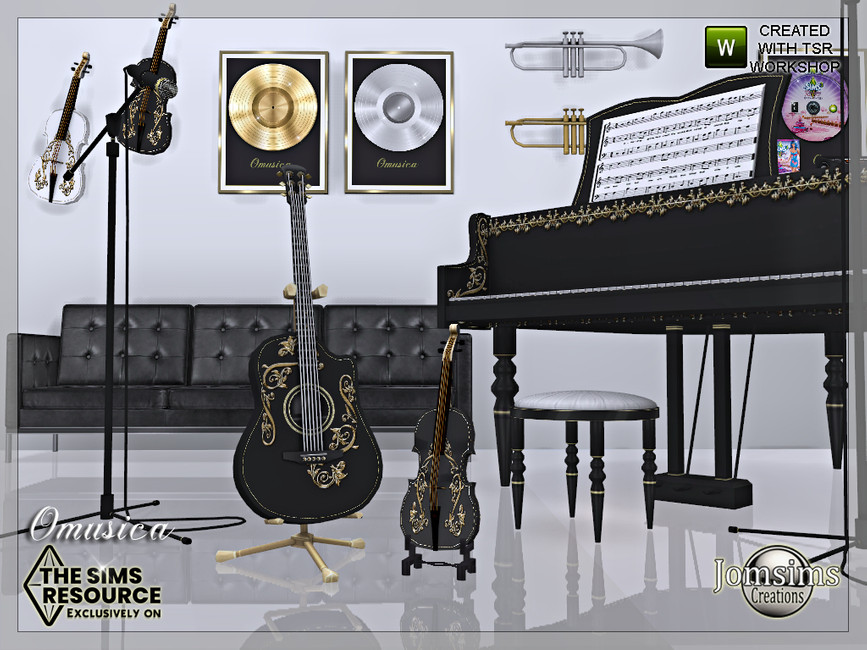 The Sims Resource - Omusica musical room