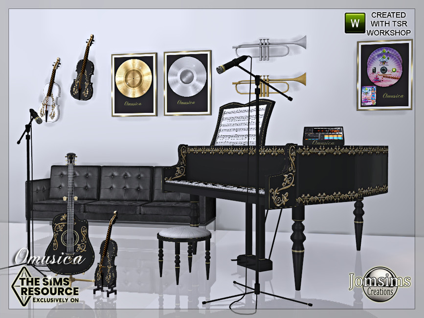 The Sims Resource - Omusica musical room