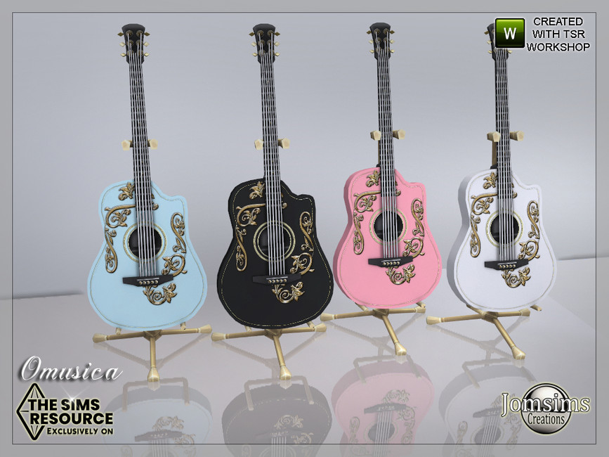 The Sims Resource - Omusica guitar