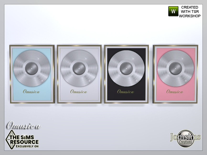 The Sims Resource - Omusica wall deco disc2
