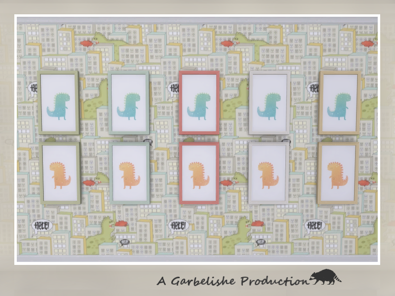 The Sims Resource | Godzilla Wall Art