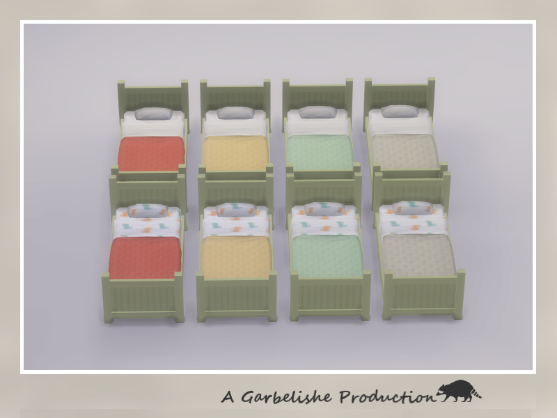 The Sims Resource | Godzilla Toddler Bed