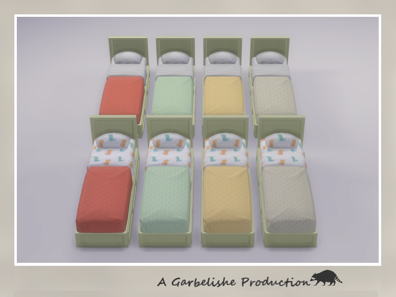 The Sims Resource | Godzilla Single Bed