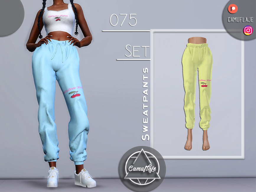 The Sims Resource - SET 075 - Sweatpants