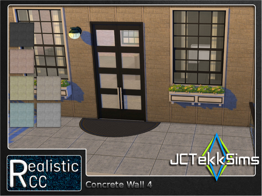 The Sims Resource - Concrete Wall 4