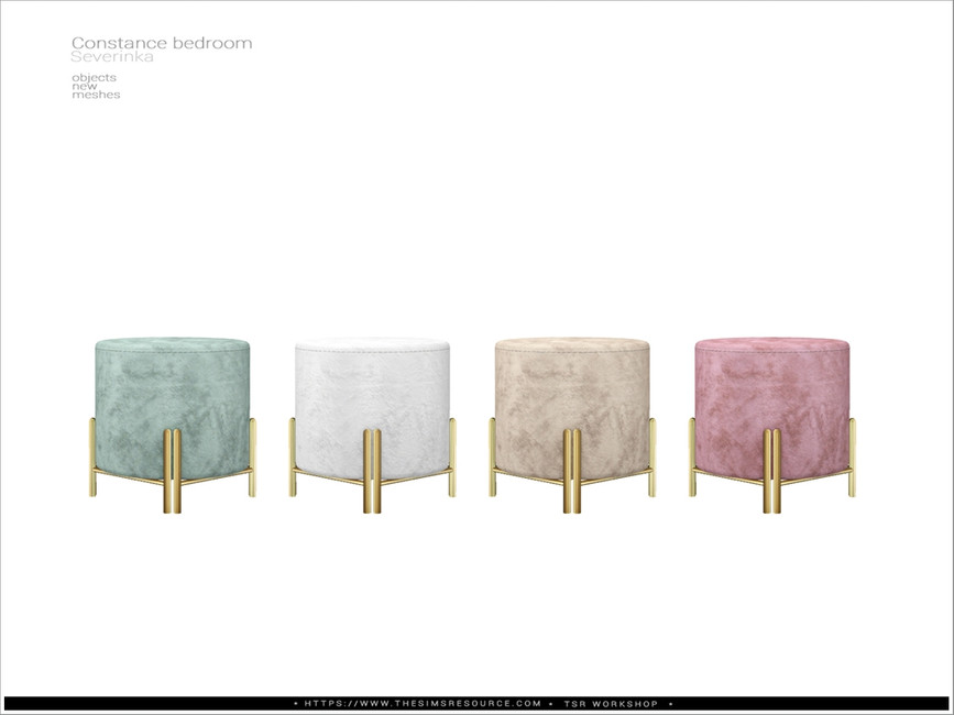 The Sims Resource - Constance bedroom - pouf