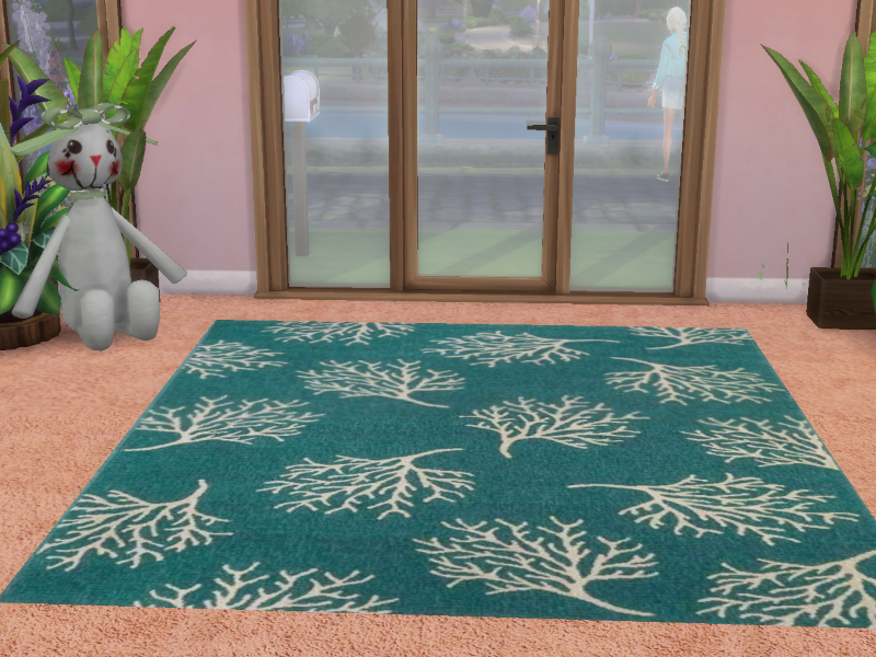 The Sims Resource | All the Blues Patterned Rugs