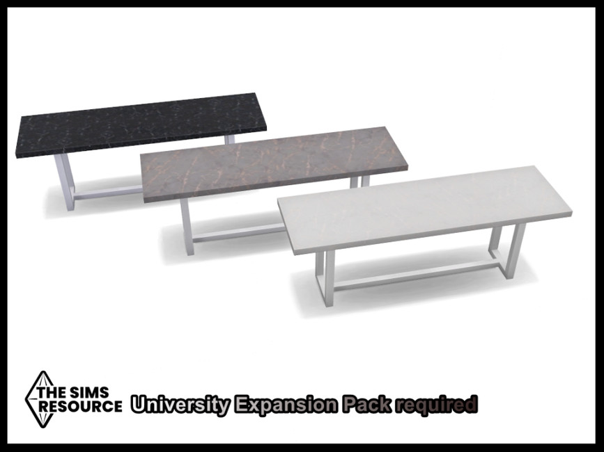 The Sims Resource - Wren Kitchen Dining Table for Bar Stool