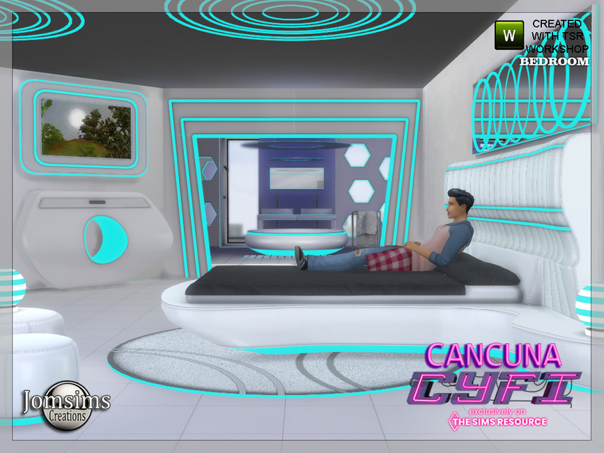 The Sims Resource - CyFi Cancuna bedroom