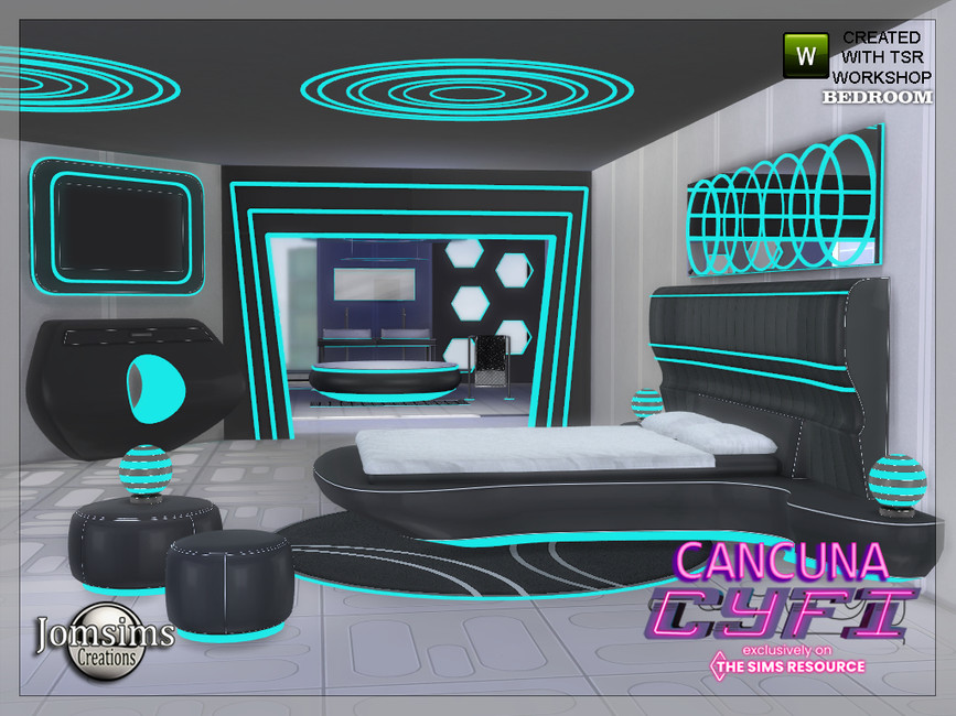 The Sims Resource - CyFi Cancuna bedroom