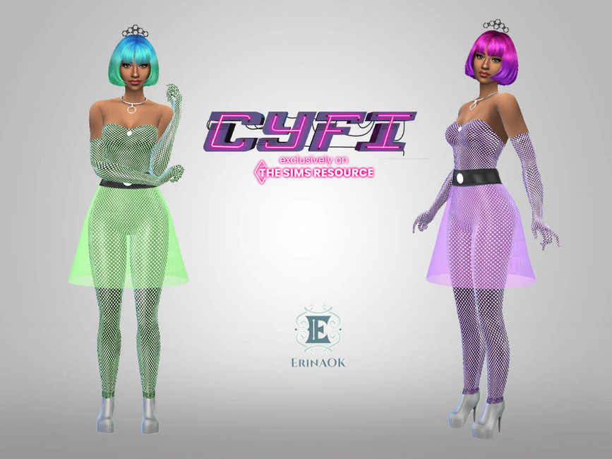 The Sims Resource - CyFi ErinAOK Women's Outfit